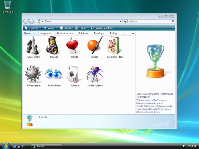 Hmm.. brings back so many memories.... Good old vista - 9GAG