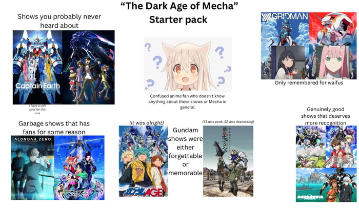 The "Dark Age of Mecha" Starter Pack - 9GAG