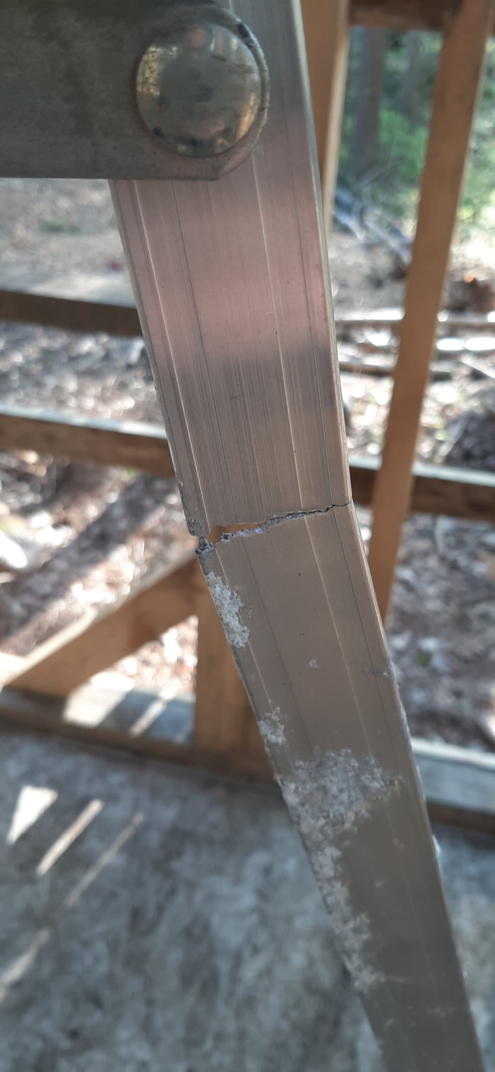 Ladder Broke... with me standing on it. The Ladder manufacturer won't ...