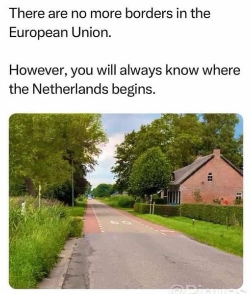 I know there are still border crossings. This is just a meme - 9GAG