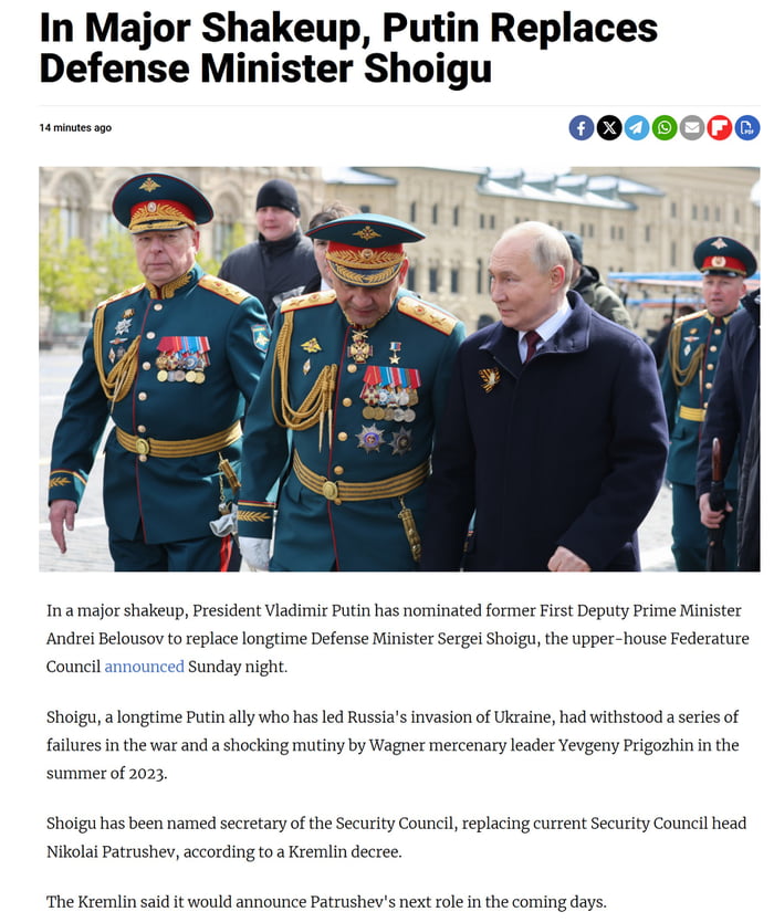 Shoigu! After Gerasimov! - 9GAG
