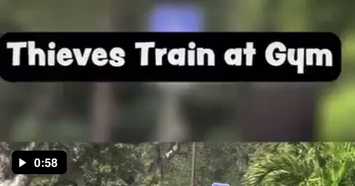 Thieves training at the gym 😂 - 9GAG