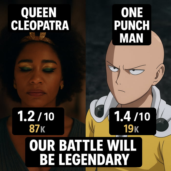 One Punch Man Season 3 competing with Queen Cleopatra for the lowest ...
