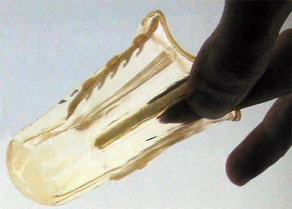 This is Rapex, an anti-raping device for women. The woman inserts it ...