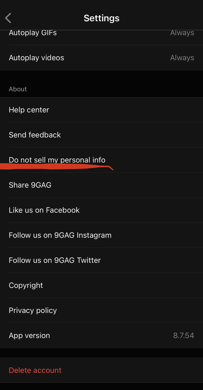 Do your phone and yourself a favour today by checking out 9gags app settings - 9GAG