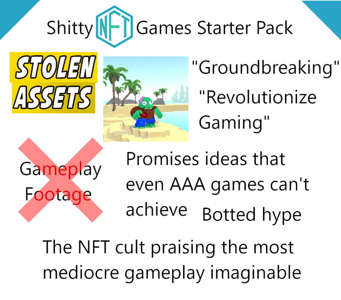 Shitty NFT Games Starter Pack - 9GAG
