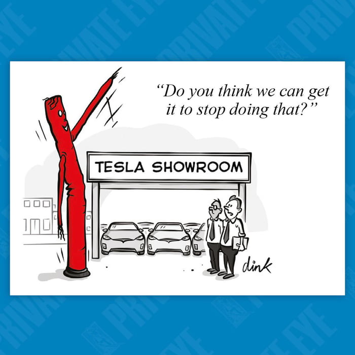 Tesla's heart goes out to you. - 9GAG