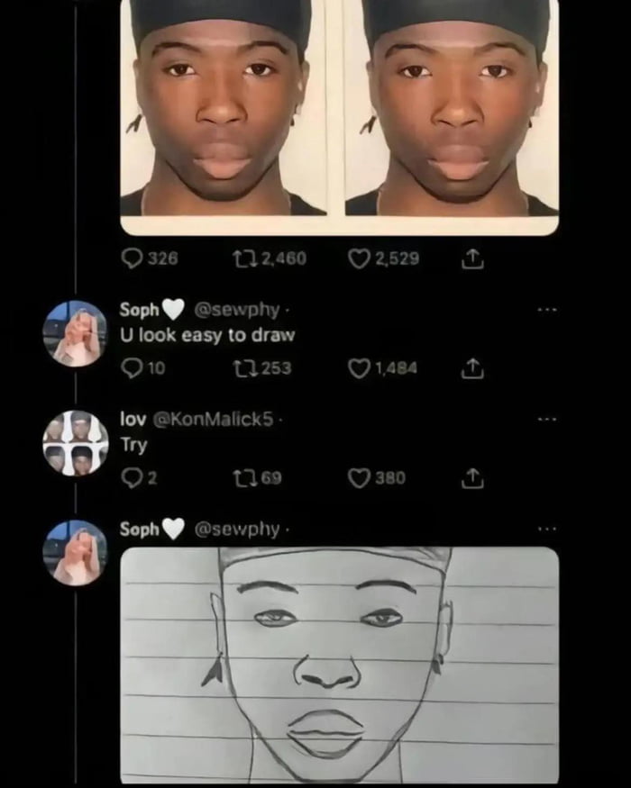 He looks easy to draw - 9GAG