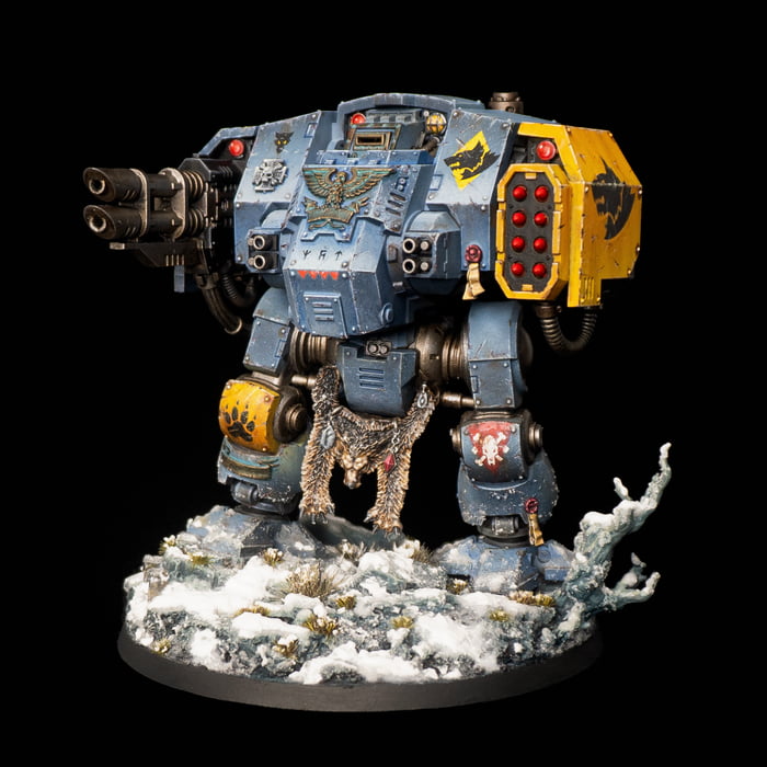 Space Wolves Ballistus Dreadnought Painted - 9GAG