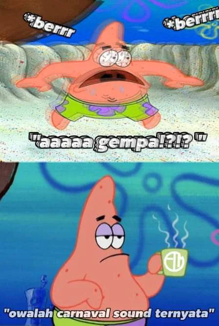 Bagi meme patrick, spongebob juga boleh - 9GAG