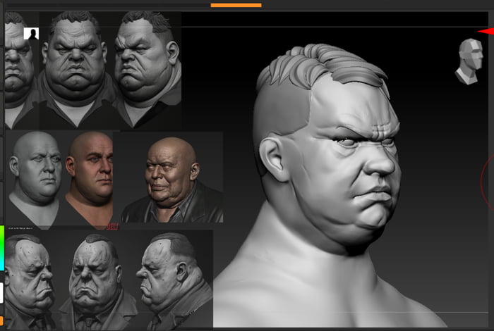 3D sculpting - inspirations behind our very kind prison guard in our ...