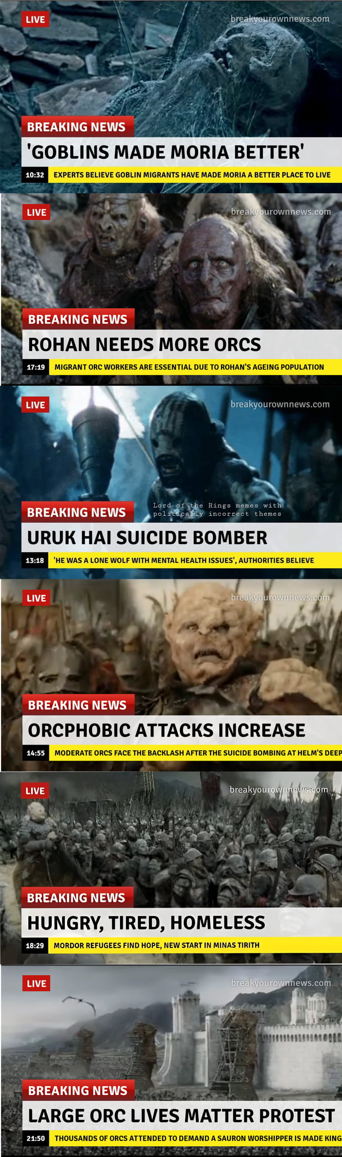 Don't mind me, just orcposting - 9GAG
