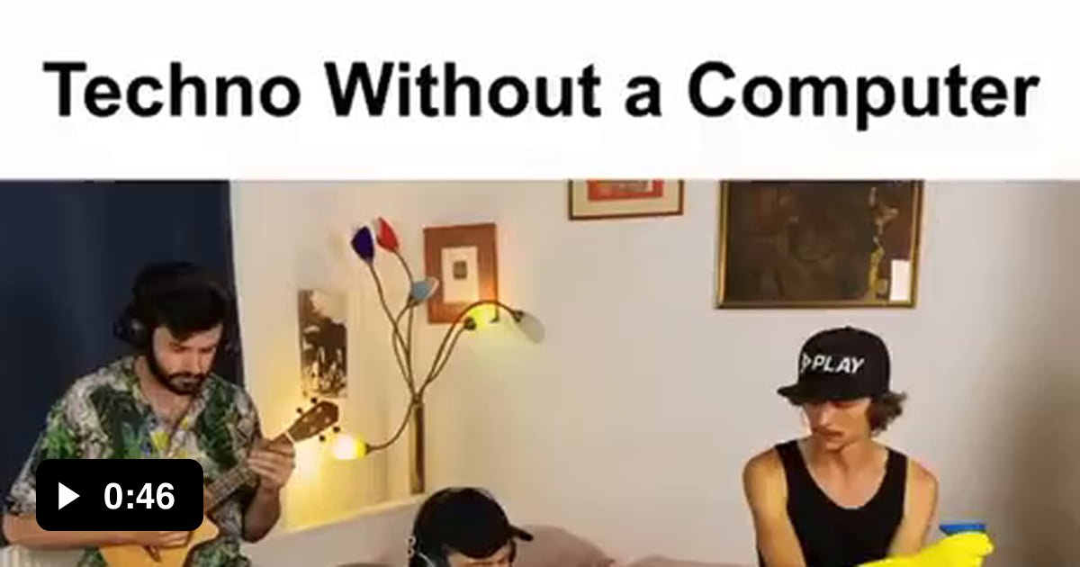 Techno without a computer!!! Repost! - 9GAG