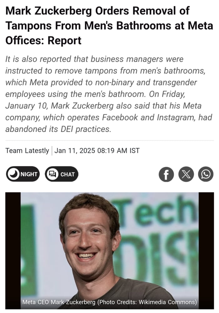 No more timmy tampons, meta is healing - 9GAG