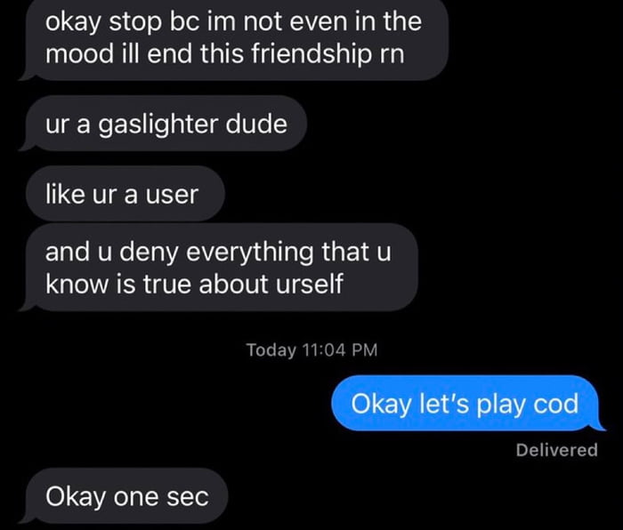 Friendship goals, argument to gaming in 0 to 100 - 9GAG