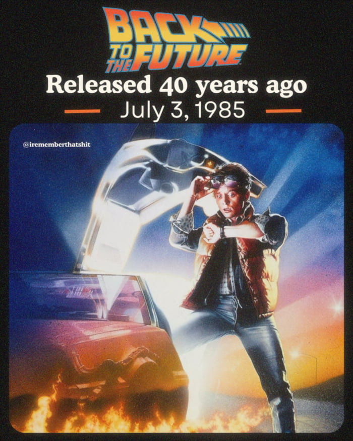Great Scott! Forty years later and it still feels like the future hasn't been written yet. - 9GAG