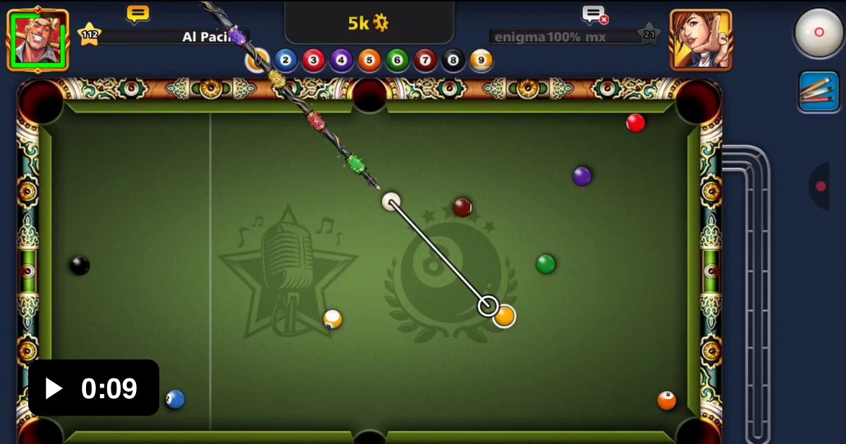 8 Ball Pool: 9 ball. Insane shot. - 9GAG
