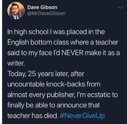 Never stop chasing your dreams Dave - 9GAG