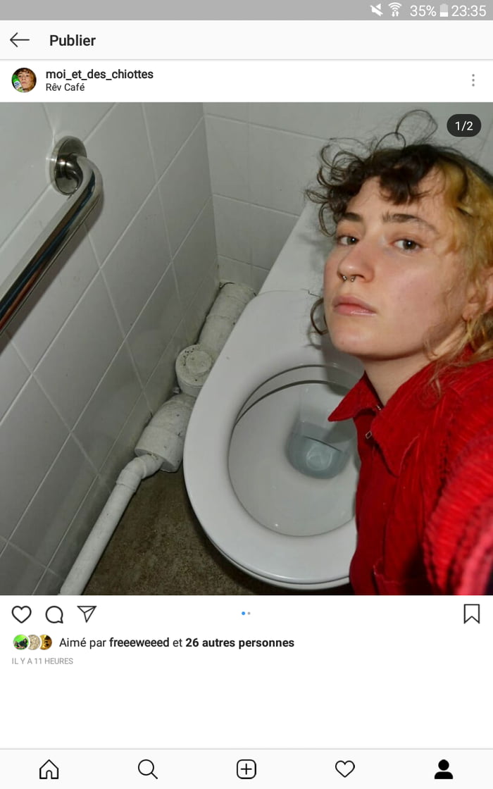 This Girl From My Town Has An Instagram With Only Pics Of Her And Toilets 9gag