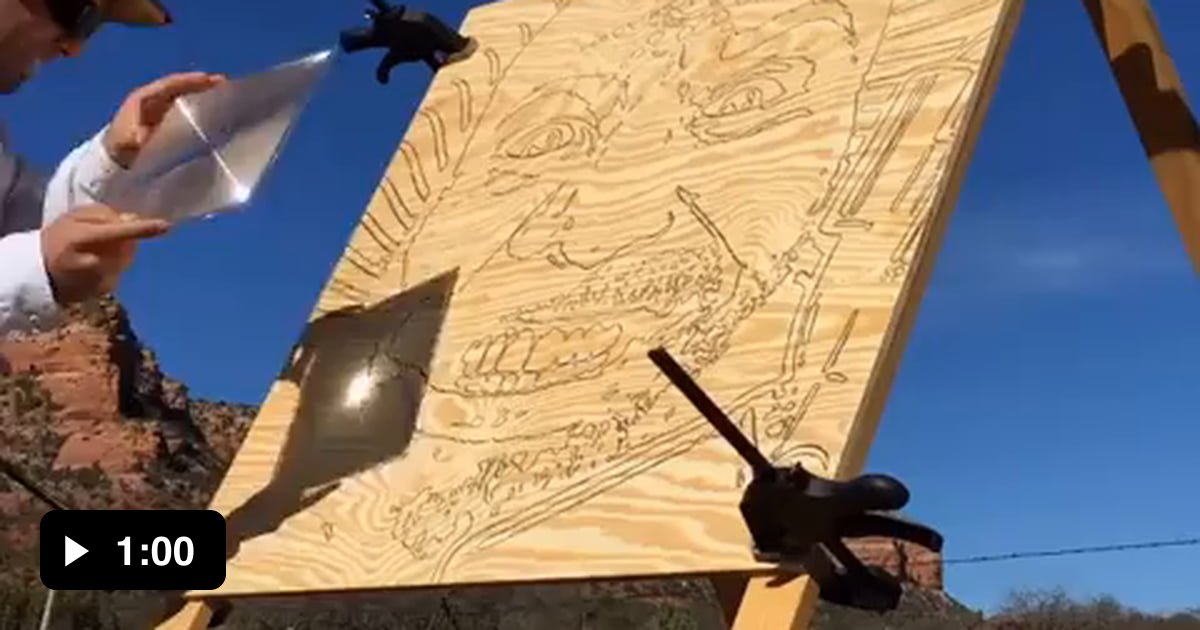 Making a portrait dedicated to Joe Rogan, with a solar scorcher - 9GAG