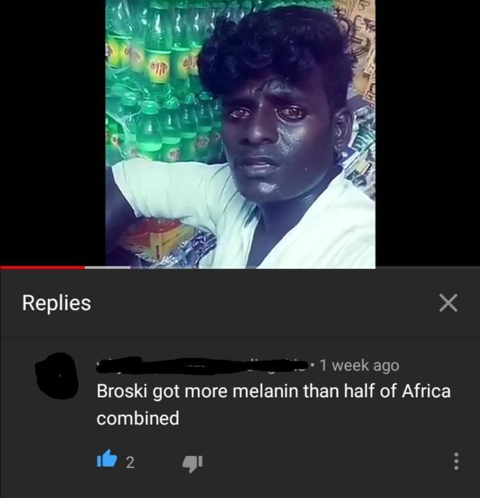 He do be quite BLACC tho - 9GAG