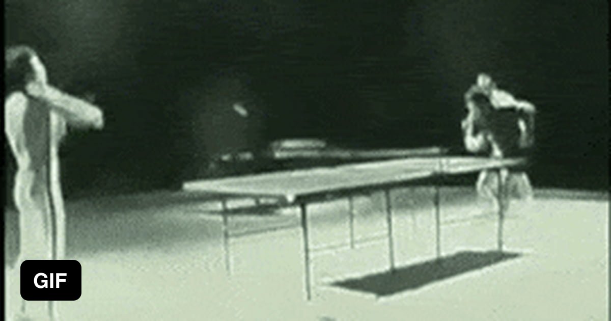 Bruce lee beating two table tennis players using nunchakus - 9GAG