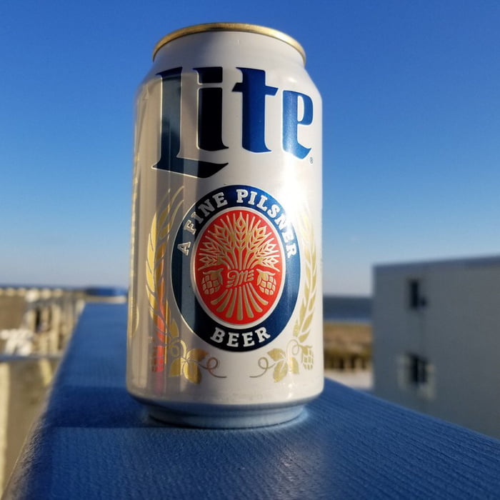Its my birthday today and no one remembered but I got this miller lite ...