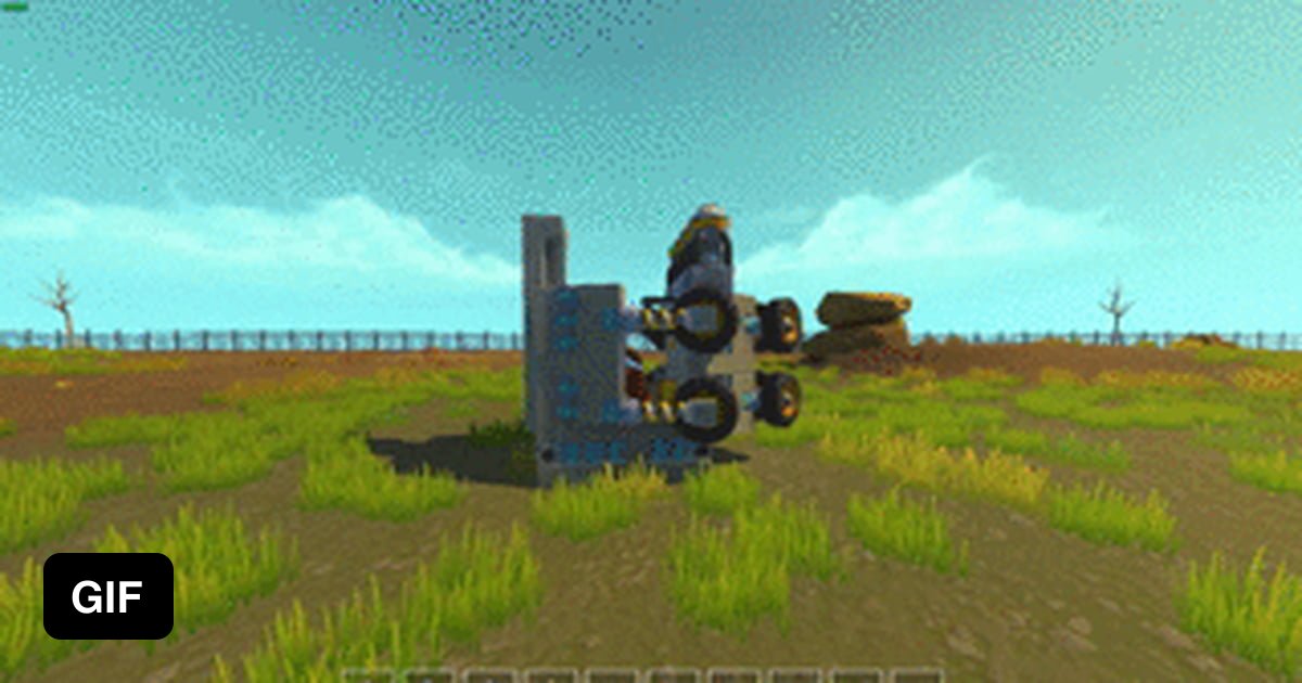 Scrap mechanic "Box car" gif - 9GAG