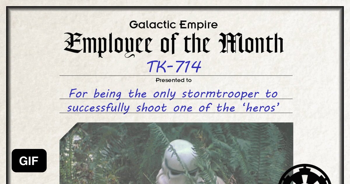 Congratulations, TK-714! - 9GAG