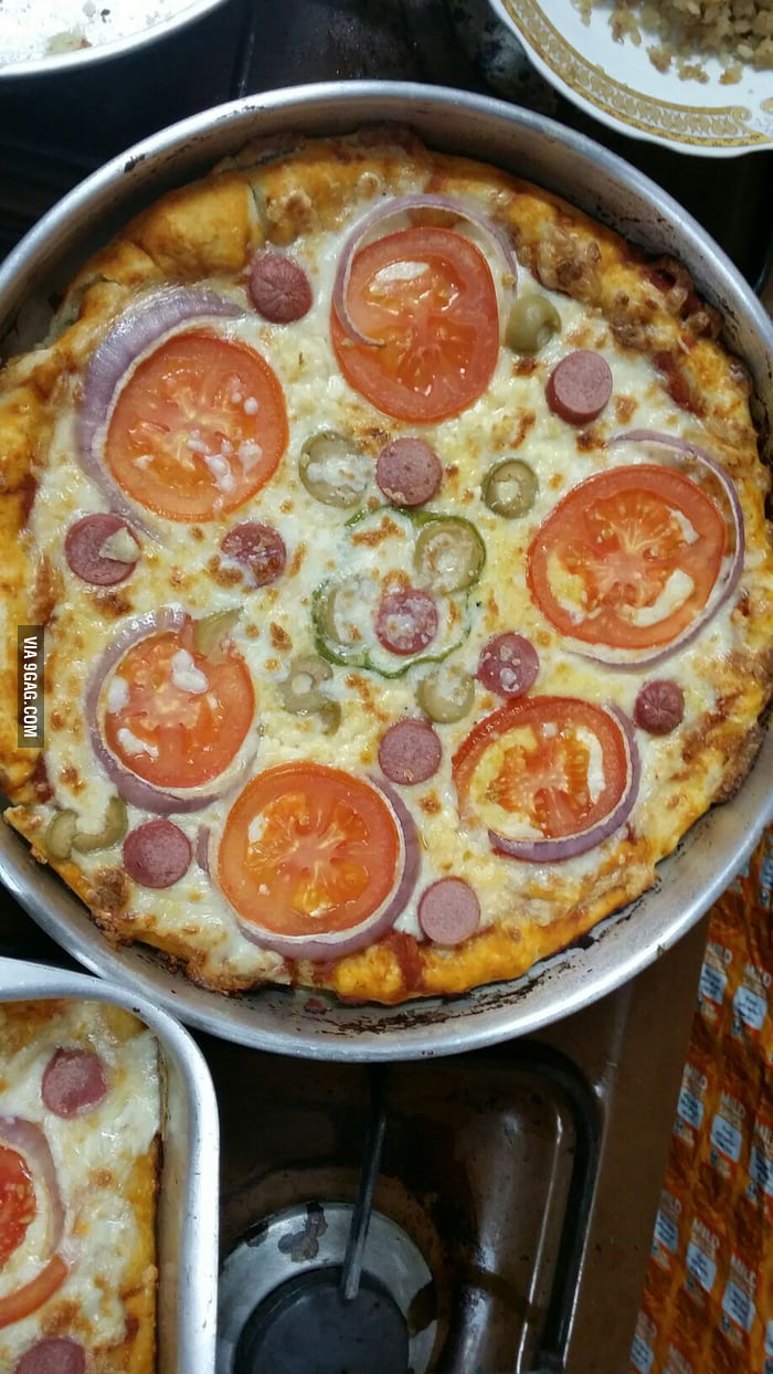 So I made puzza for the first time today... - 9GAG