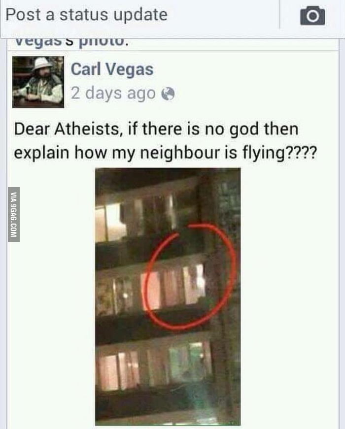 Dear Atheist... - 9GAG