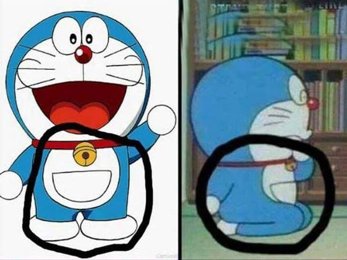Doraemon has short legs - 9GAG
