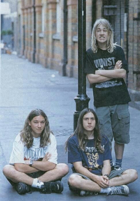 Silverchair, a grunge band, released their first album, 'Frogstomp', in ...