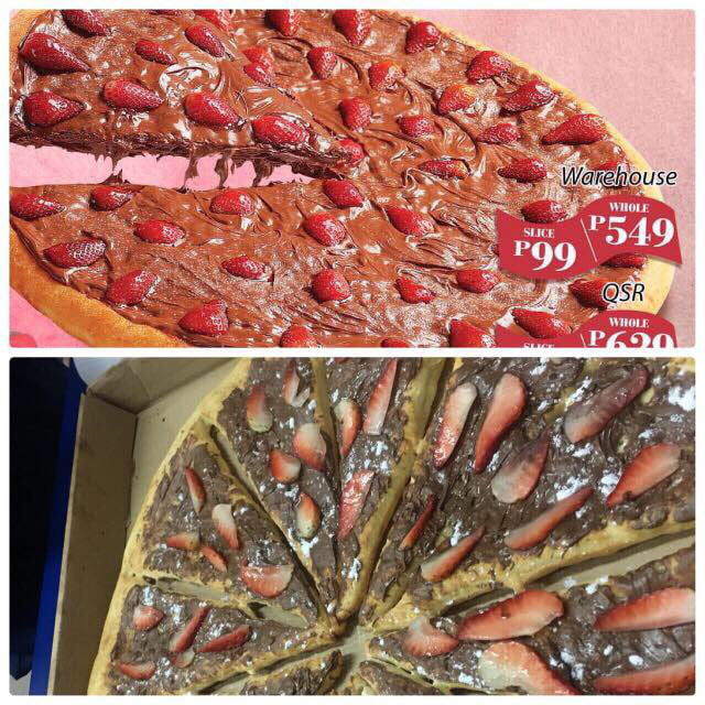 Expectation VS Reality : Nutella Strawberry Pizza - 9GAG