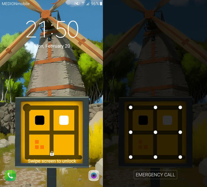 Transformed my lock-screen into a "The Witness" puzzle :D - 9GAG