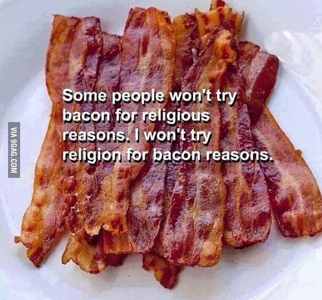 Religion/Bacon - 9GAG