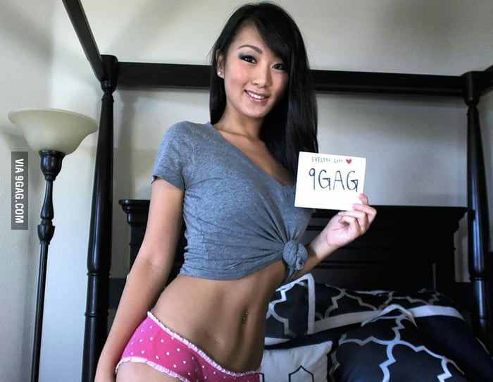 So she visits 9gag also!!! (P.S. Thats Evelyn lin) - 9GAG