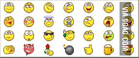 Do you remember old ICQ smileys? - 9GAG