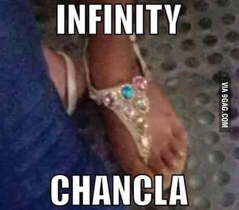 Infinity chancla (sandal) - 9GAG