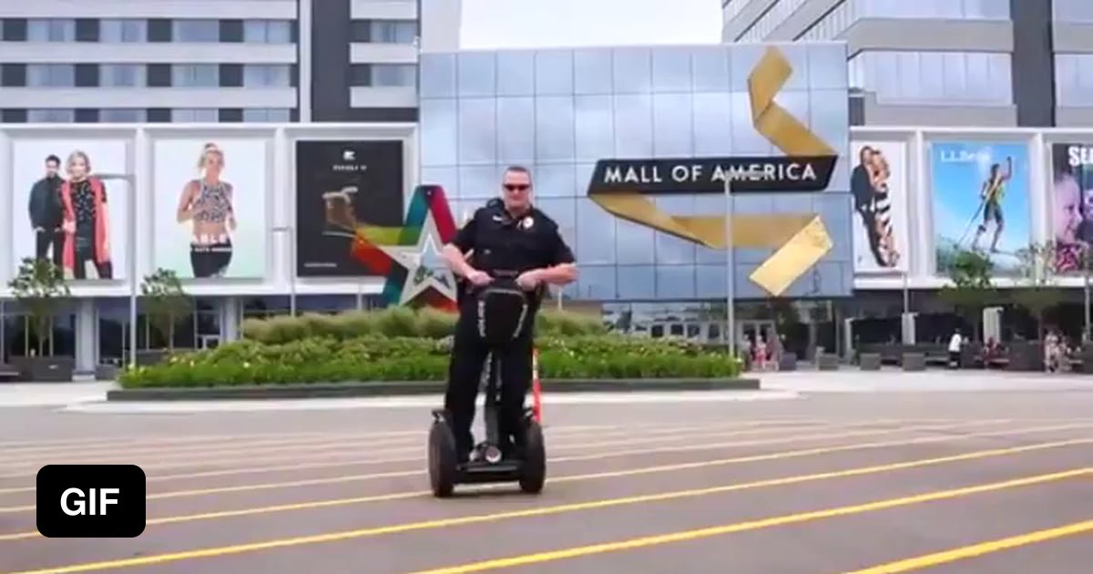 The guy on the Segway wasn't joking, he really meant every second of ...
