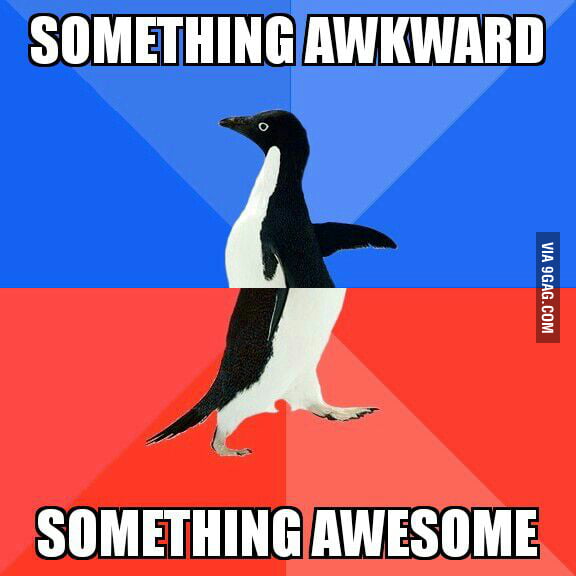 Learn your meme: blue is negative, red is positive! - 9GAG