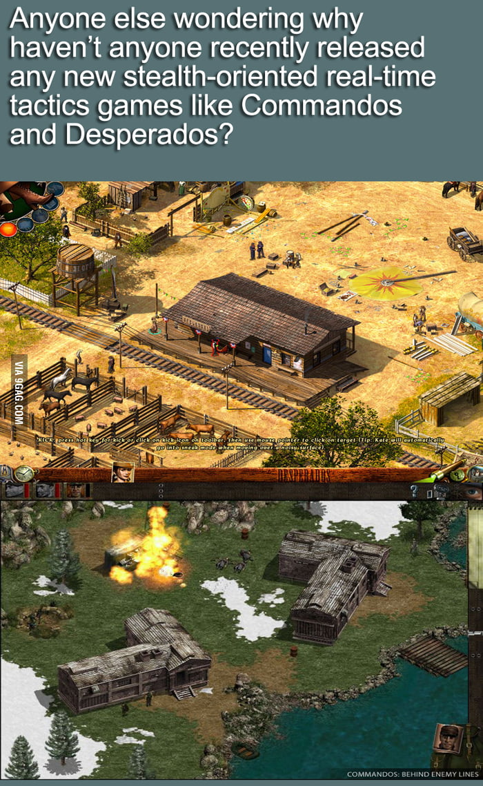 Best games, currently playing the first commandos - 9GAG