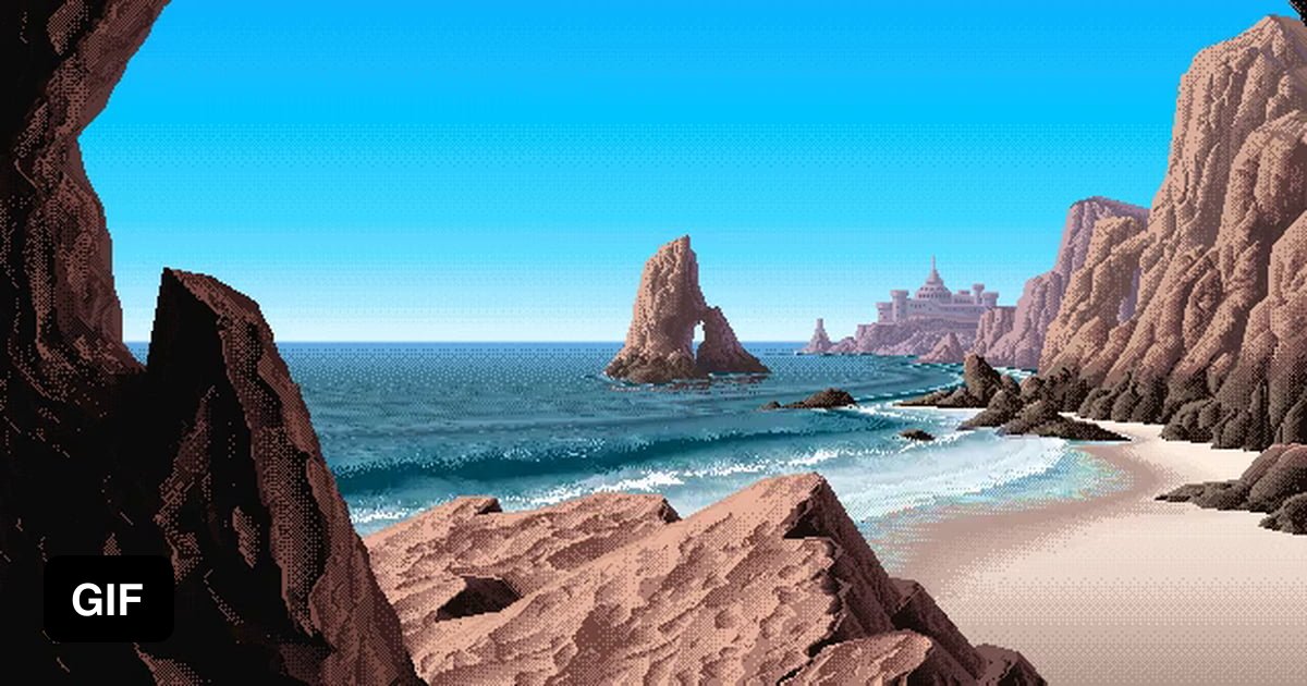 8 bit ocean - 9GAG