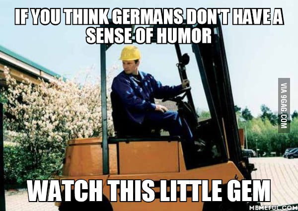 It's called "Staplerfahrer Klaus". You can find it with english ...