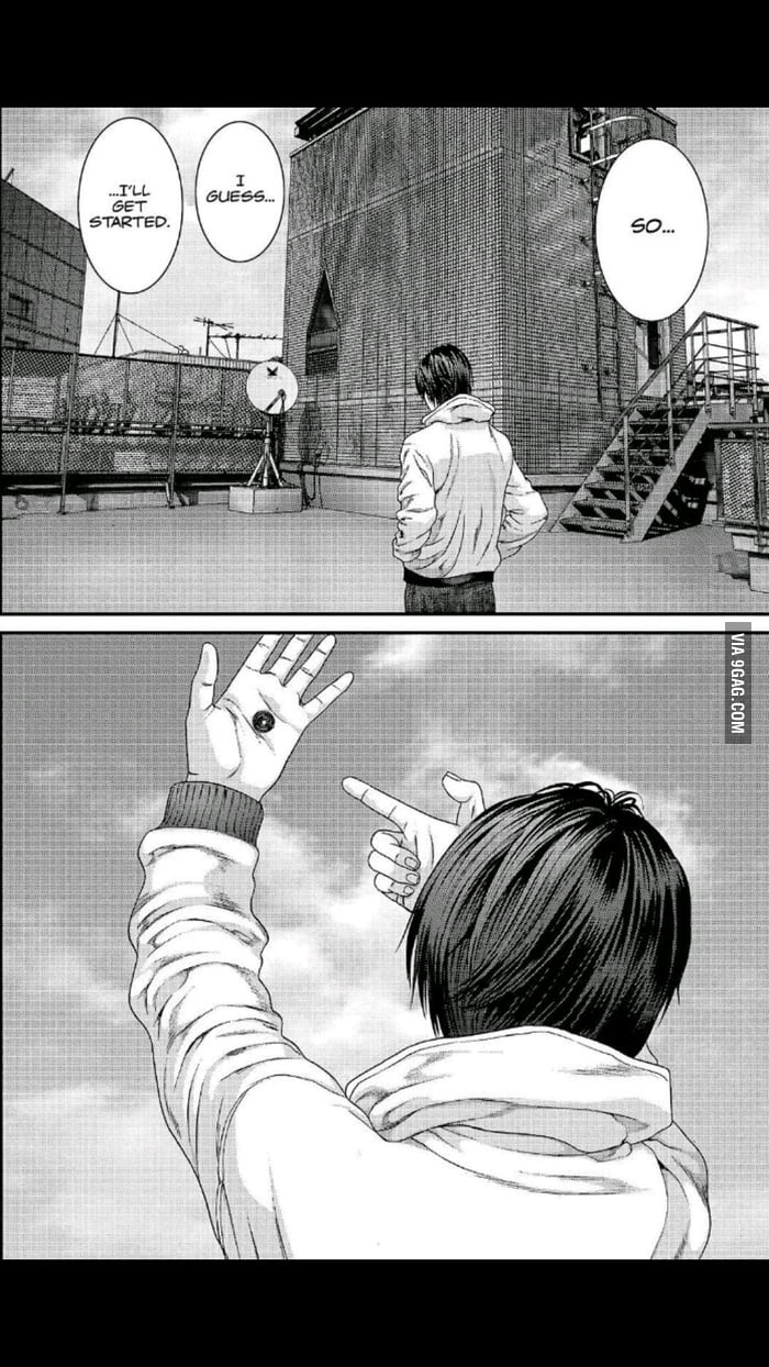 At that scene - I throw my handy away..Pfeew just in time / Last hero Inuyashiki - 9GAG