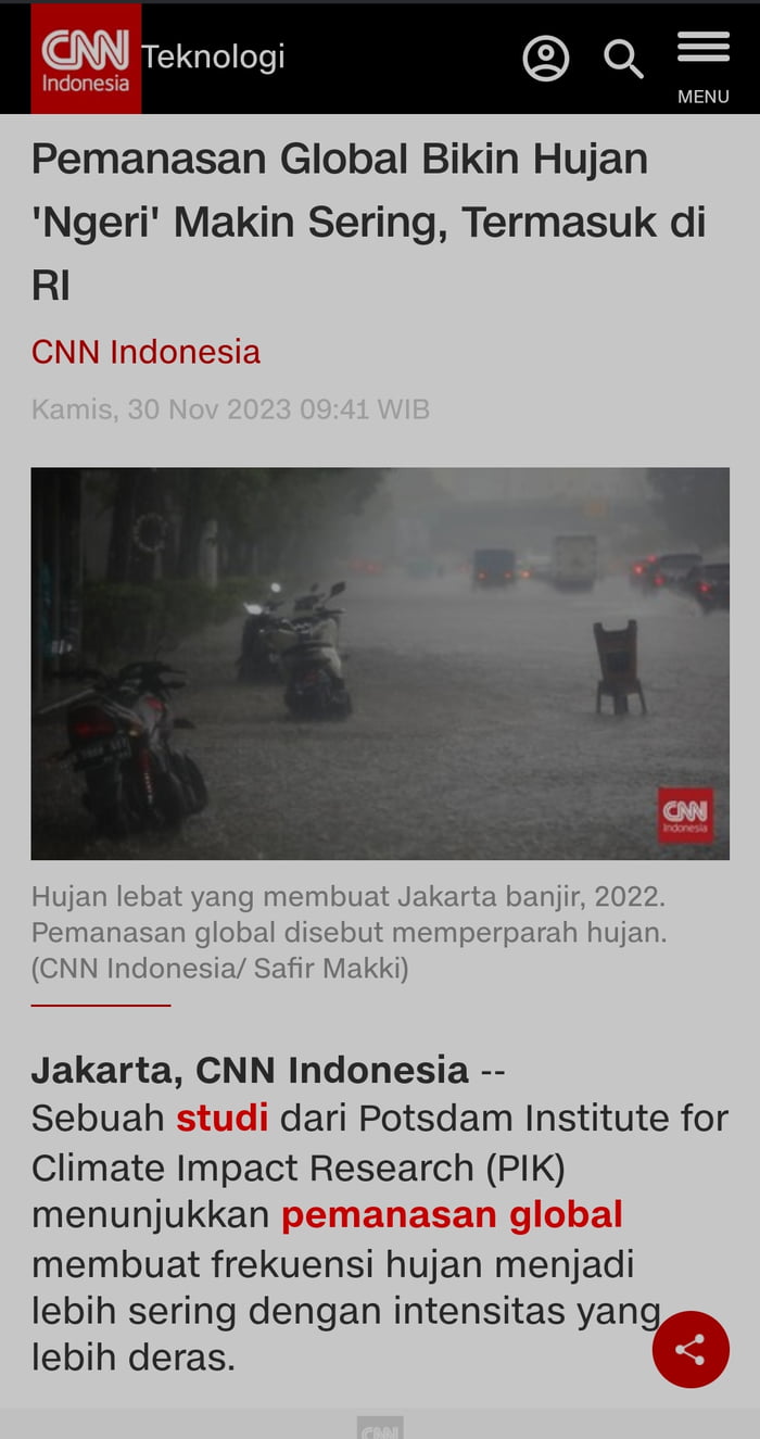 Musim hujan gaes. Stay safe - 9GAG