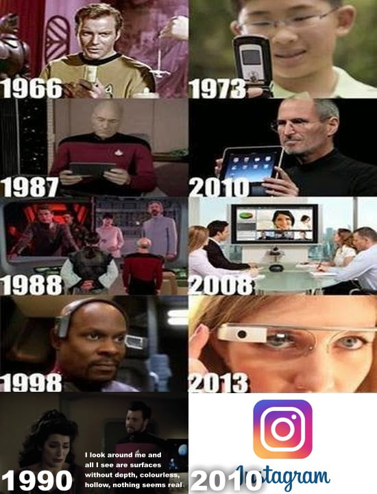 How Star Trek predicted the future - 9GAG