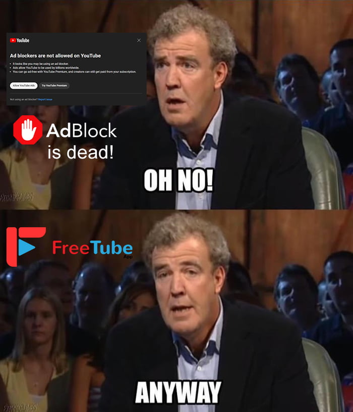 Bye bye Chrome/YouTube move to FreeTube! - 9GAG