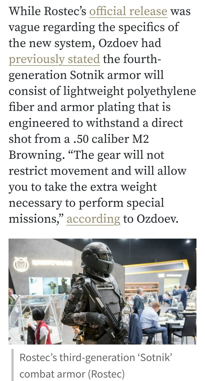 LOL remember the Russian Super Armor? It seem so hilarious now when ...