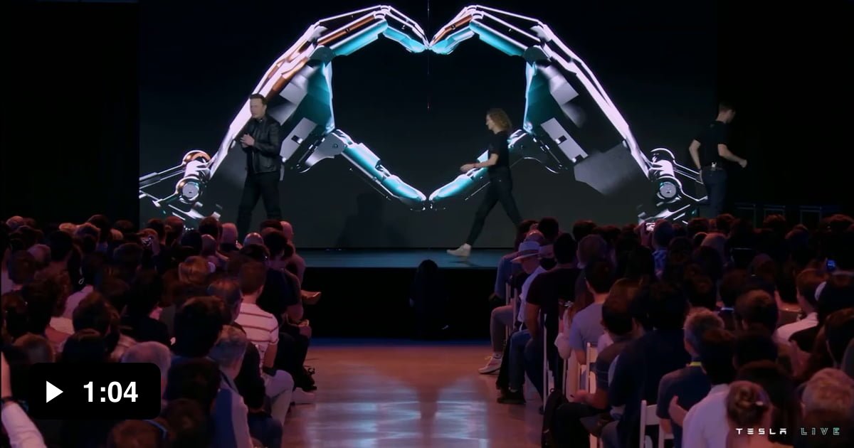 Tesla just showed off their new bot. - 9GAG
